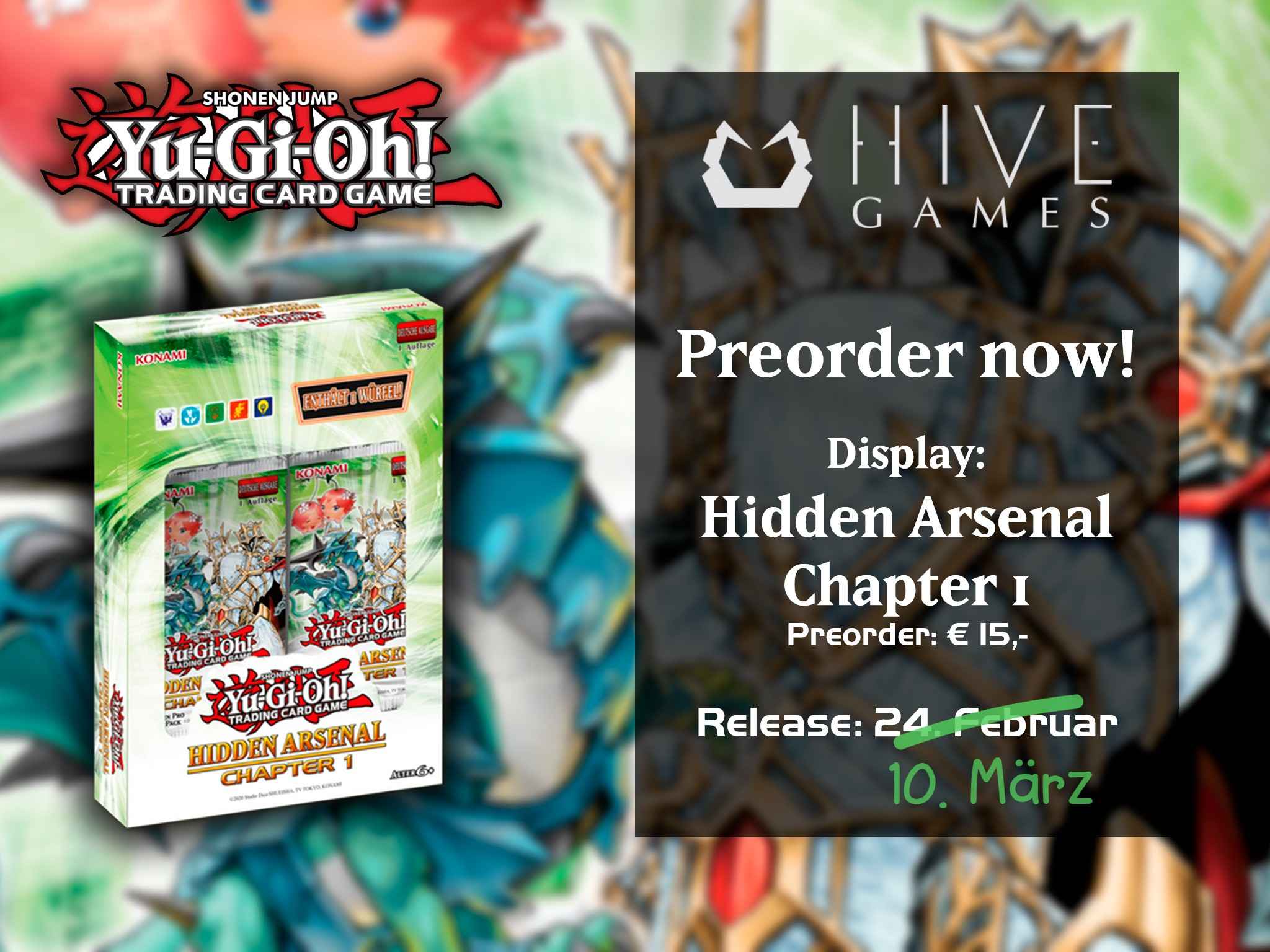 Hive Games - Yu-Gi-Oh!-Set "Hidden Arsenal - Chapter 1"